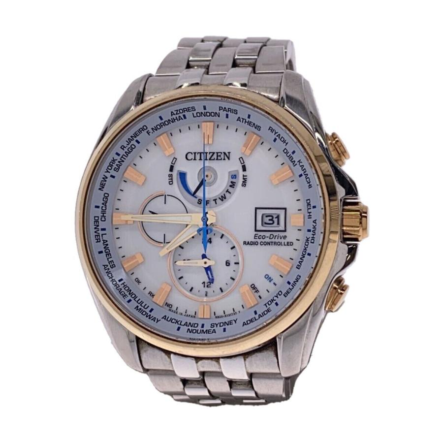 CITIZEN クォーツ腕時計/アナログ/ステンレス/WHT/SLV/SS/H820-T021701 : セカンドストリートYahoo!店 - 通販 - Yahoo!ショッピング