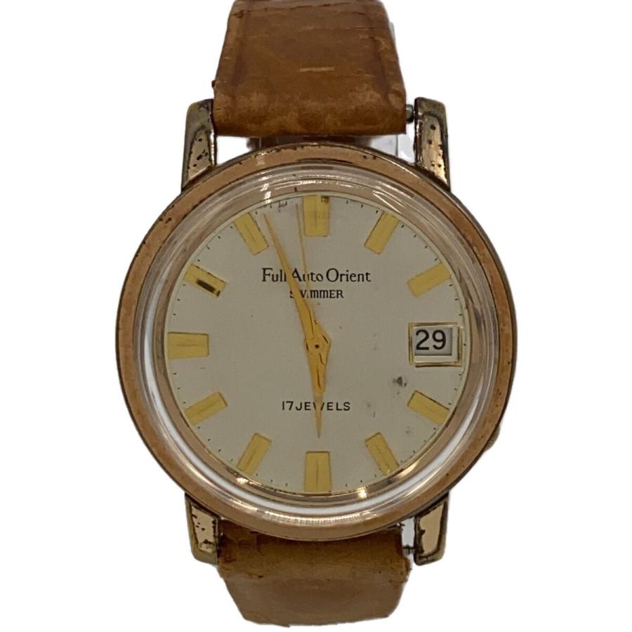 ORIENT Full Auto Orient SWIMMER/自動巻腕時計/アナログ/レザー/SLV/CML : セカンドストリートYahoo!店 - 通販 - Yahoo!ショッピング