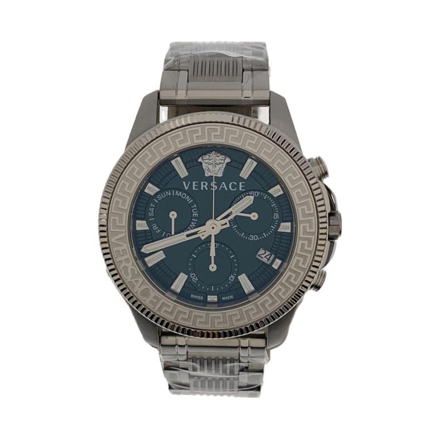 VERSACE VERSACE ヴェルサーチェ/クォーツ腕時計/アナログ/ステンレス/GRN/SLV/VE3J00422 : 2340132541223 : セカンドストリートYahoo!店 ...