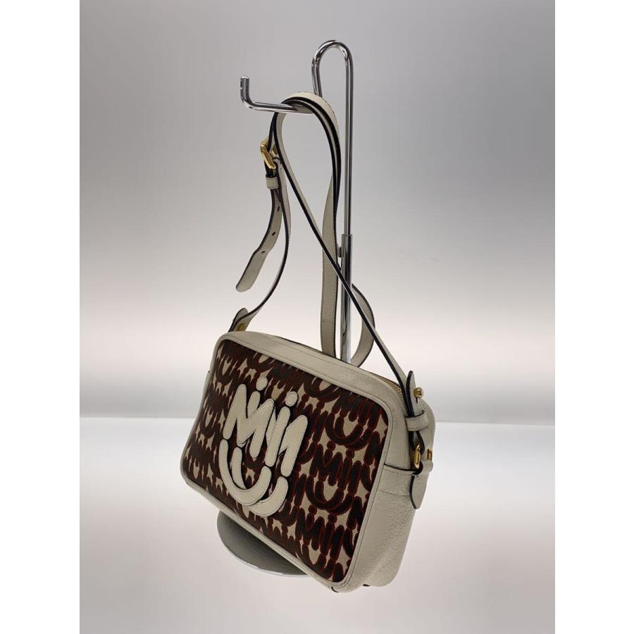 MIU MIU MIU ミュウミュウ ロゴジャガードショルダーバッグ/WHT/5BH116 : セカンドストリートYahoo!店 - 通販 - Yahoo!ショッピング
