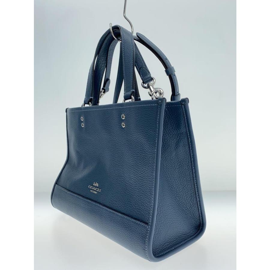 COACH◇ショルダーバッグ/レザー/BLU/無地/J2339-CO976 COACH◇ショルダーバッグ/レザー/BLU/無地/J2339-CO976