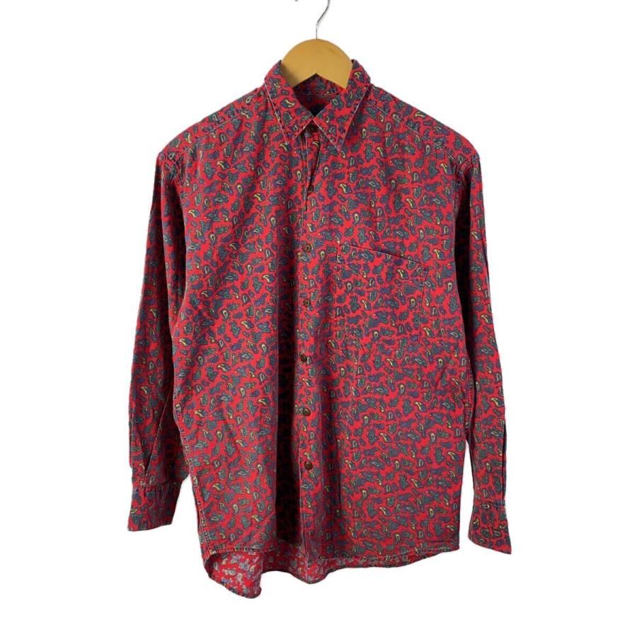 GAP 90s/old/ペイズリー柄/長袖シャツ/S/コットン/RED/総柄// : セカンドストリートYahoo!店 - 通販 - Yahoo!ショッピング