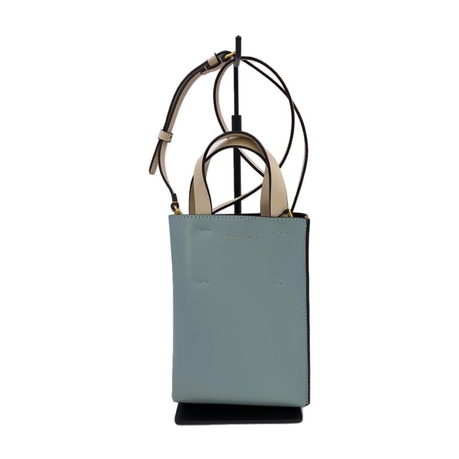 MARNI◇ショルダーバッグ/レザー/BLU/SHMP0050Y0// : セカンド MARNI◇ショルダーバッグ/レザー/BLU/SHMP0050Y0// : セカンド
