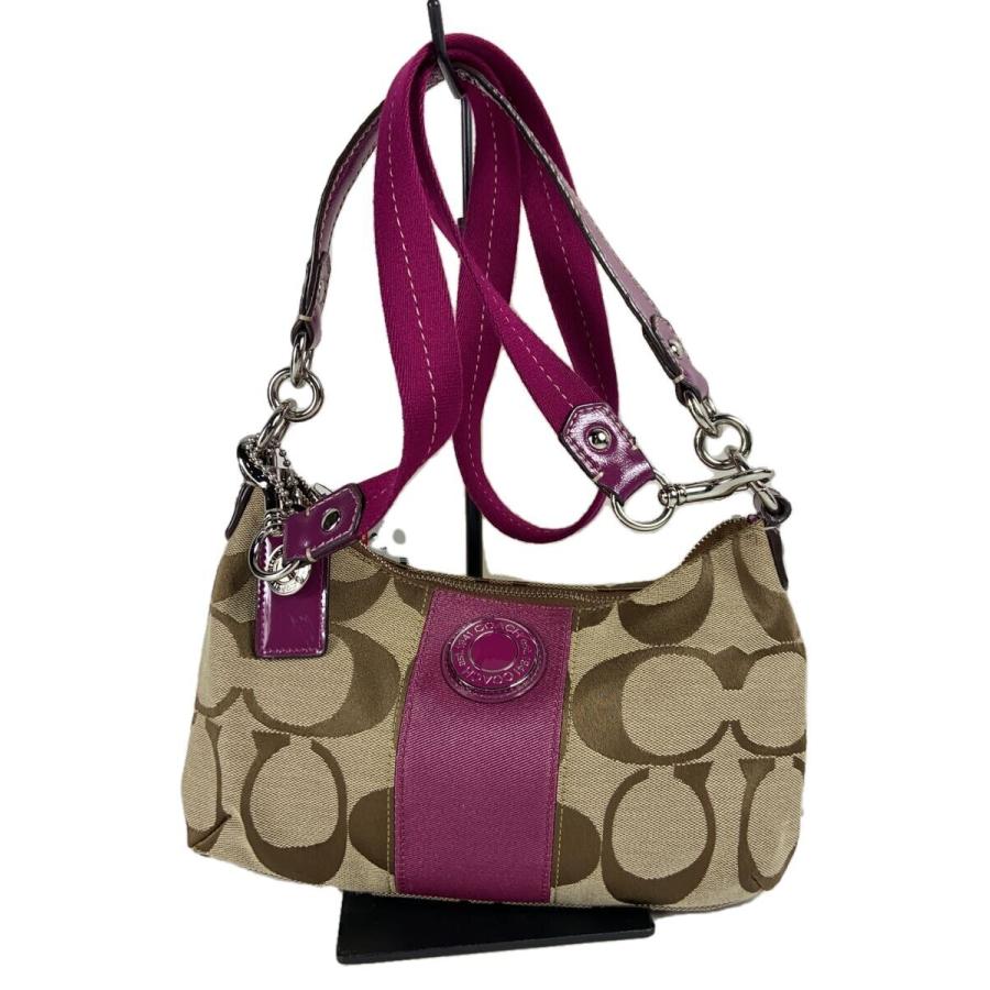 COACH ショルダーバッグ/キャンバス/BEG/総柄/D1295-F19218 : セカンドストリートYahoo!店 - 通販 ...