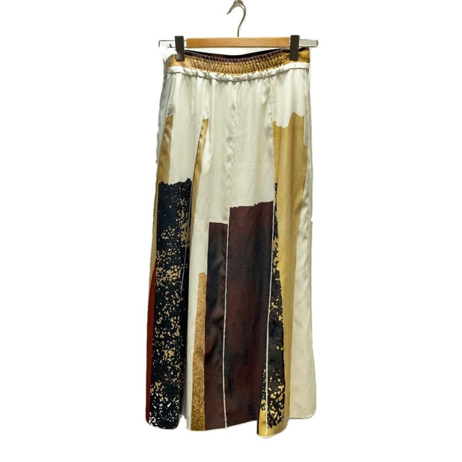 AMERI FUDE ART SKIRT/ロングスカート/M/WHT/総柄/01920920300 : 2342041046370 : セカンドストリートYahoo!店 - 通販 ...
