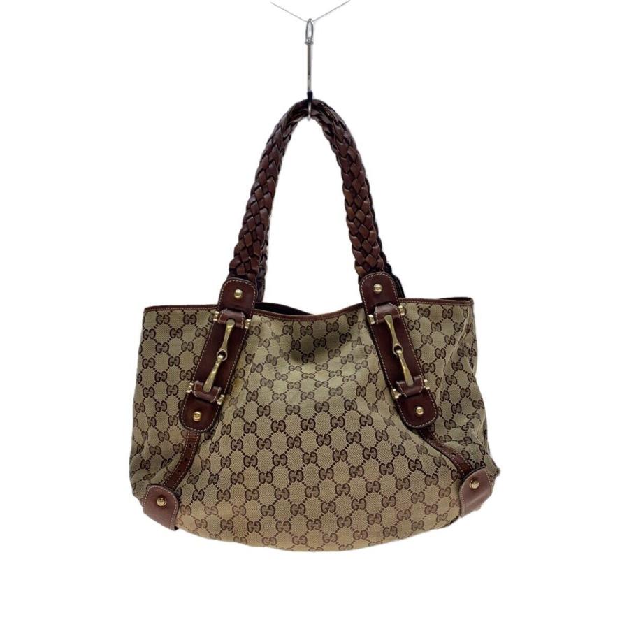 GUCCI トートバッグ/キャンバス/BRW/総柄/137621 : セカンドストリートYahoo!店 - 通販 - Yahoo!ショッピング