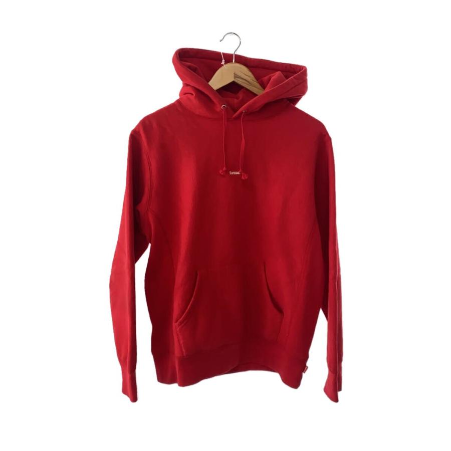 Supreme 19AW/Micro Logo Hooded Sweatshirt/パーカー/S/コットン/レッド : セカンドストリートYahoo!店 - 通販 - Yahoo!ショッピング