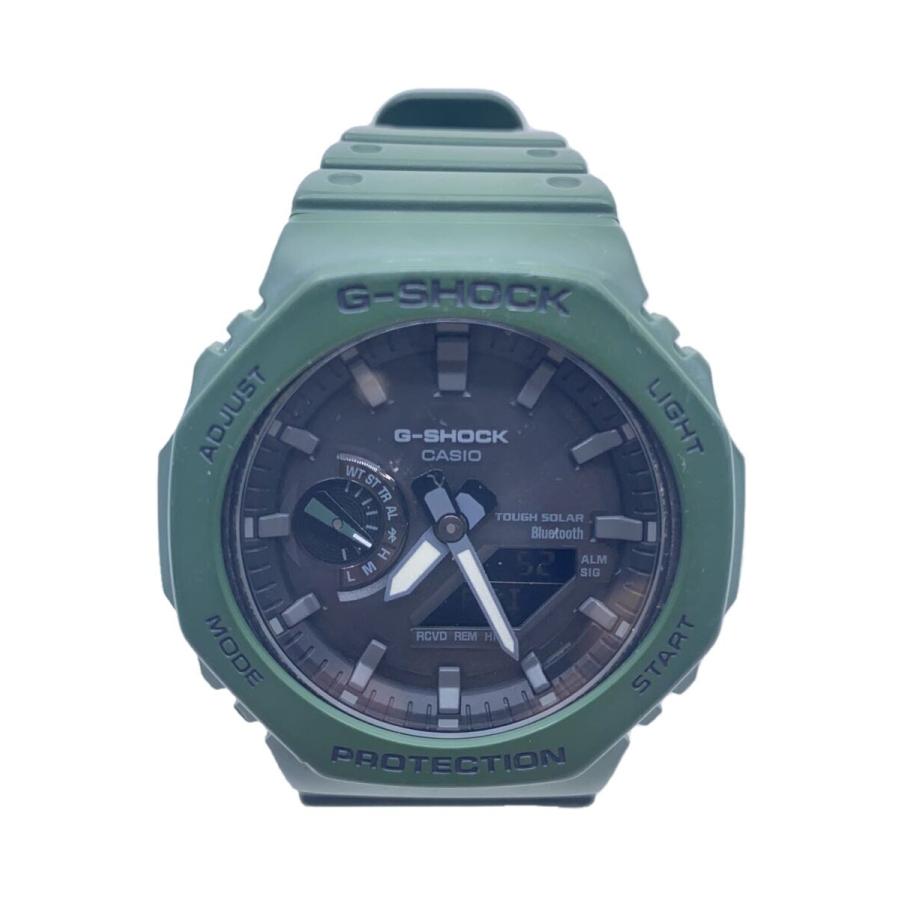 CASIO ソーラー腕時計/デジアナ/ラバー/BLK/GRN/GA-B2100 : セカンドストリートYahoo!店 - 通販 - Yahoo!ショッピング