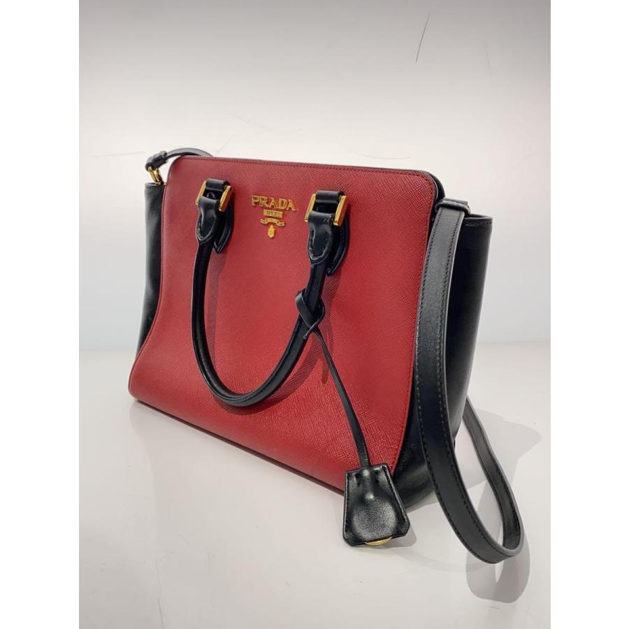 PRADA 2way/ハンドバッグ/サフィアーノ/レザー/RED/1BA113 : 2342660404209 : セカンドストリートYahoo!店 - 通販 - Yahoo!ショッピング