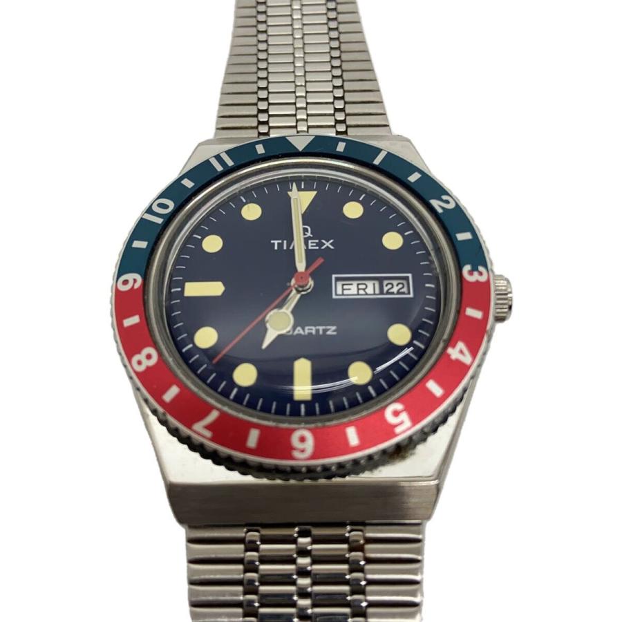 TIMEX Q TIMEX/1979復刻モデル/ペプシカラー/クォーツ腕時計/アナログ/SLV/TW2T80700 : セカンドストリートYahoo!店 - 通販 - Yahoo!ショッピング