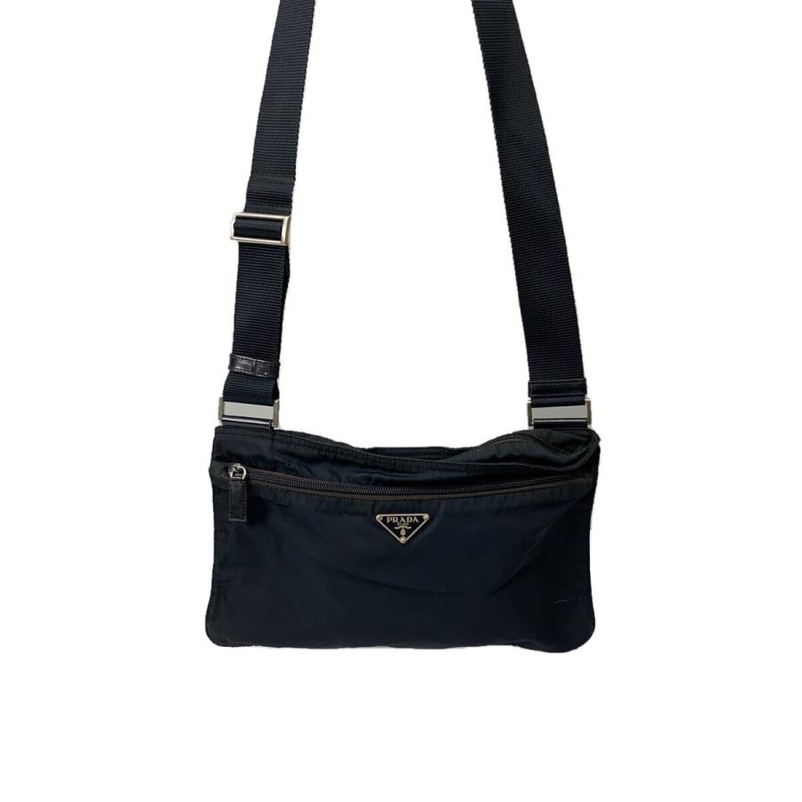 PRADA テスート/三角ロゴプレート/サコッシュ/ショルダーバッグ/ナイロン/ブラック/B10140 : セカンドストリートYahoo!店 - 通販 - Yahoo!ショッピング