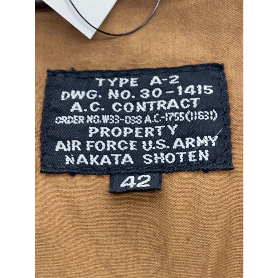 中田商店 A-2フライトジャケット/42/レザー/ブラウン/30-1415 : セカンドストリートYahoo!店 - 通販 - Yahoo!ショッピング