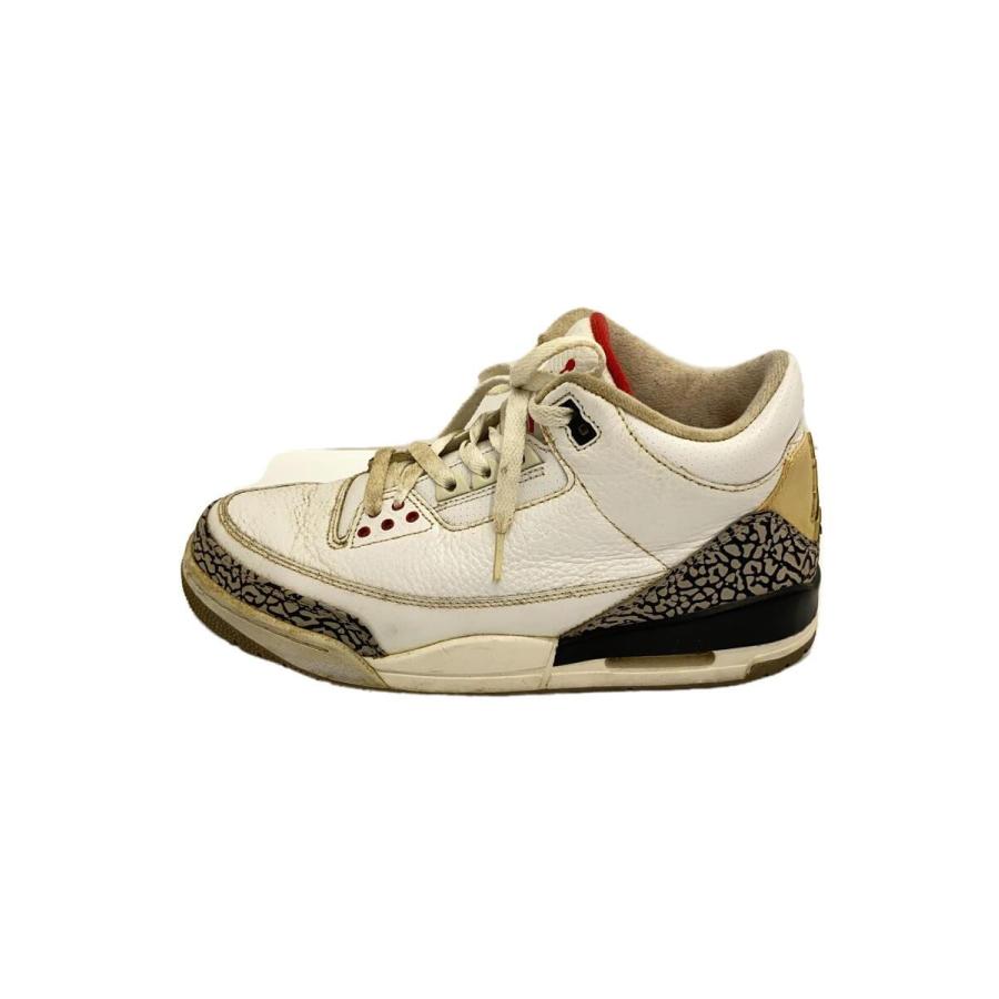 NIKE AIR JORDAN 3 RETRO/エアジョーダンレトロ/ホワイト/136064-105/27.5cm/WHT : セカンド ...