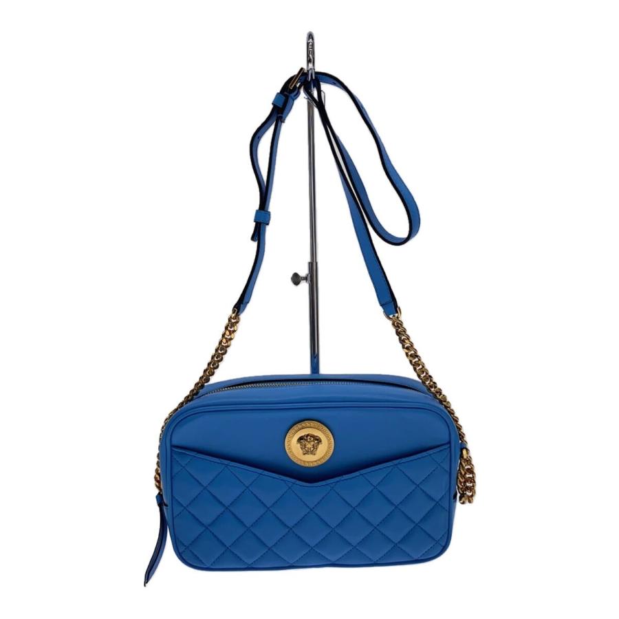 VERSACE ショルダーバッグ/レザー/BLU/1008828 : セカンドストリートYahoo!店 - 通販 - Yahoo!ショッピング