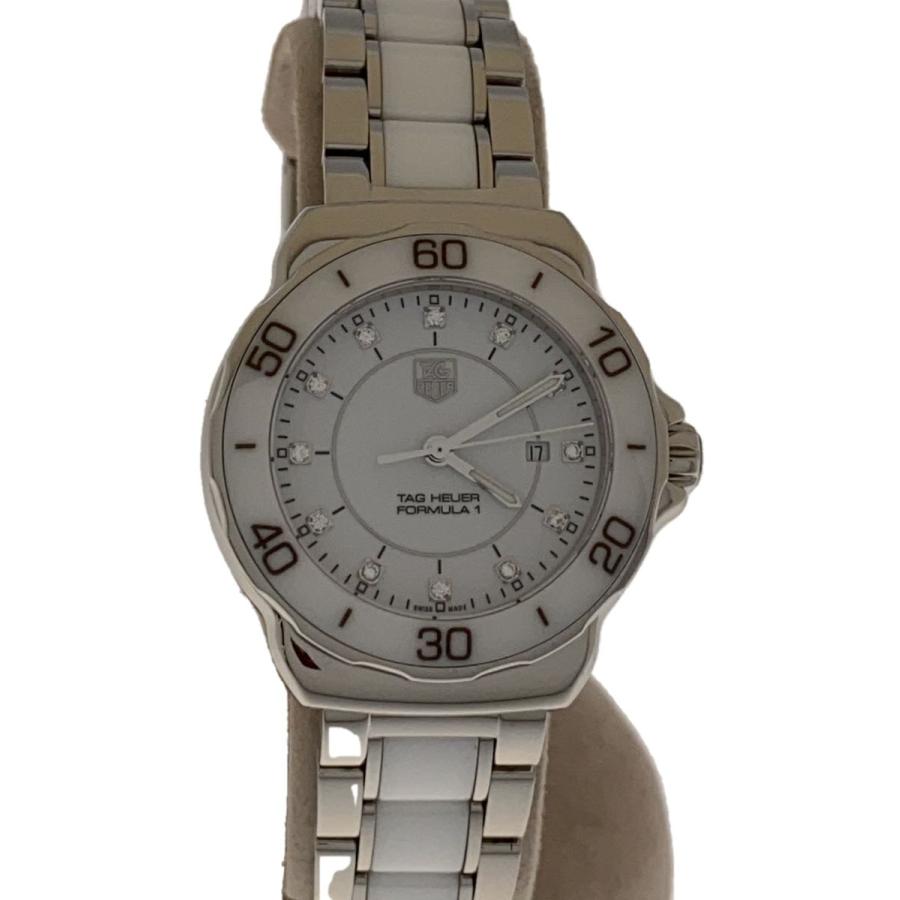 TAGHeuer フォーミュラ1 12P ダイヤモンド/クォーツ腕時計/アナログ/ステンレス/WHT/SLV/WAH131 : セカンドストリートYahoo!店 - 通販 - Yahoo!ショッピング