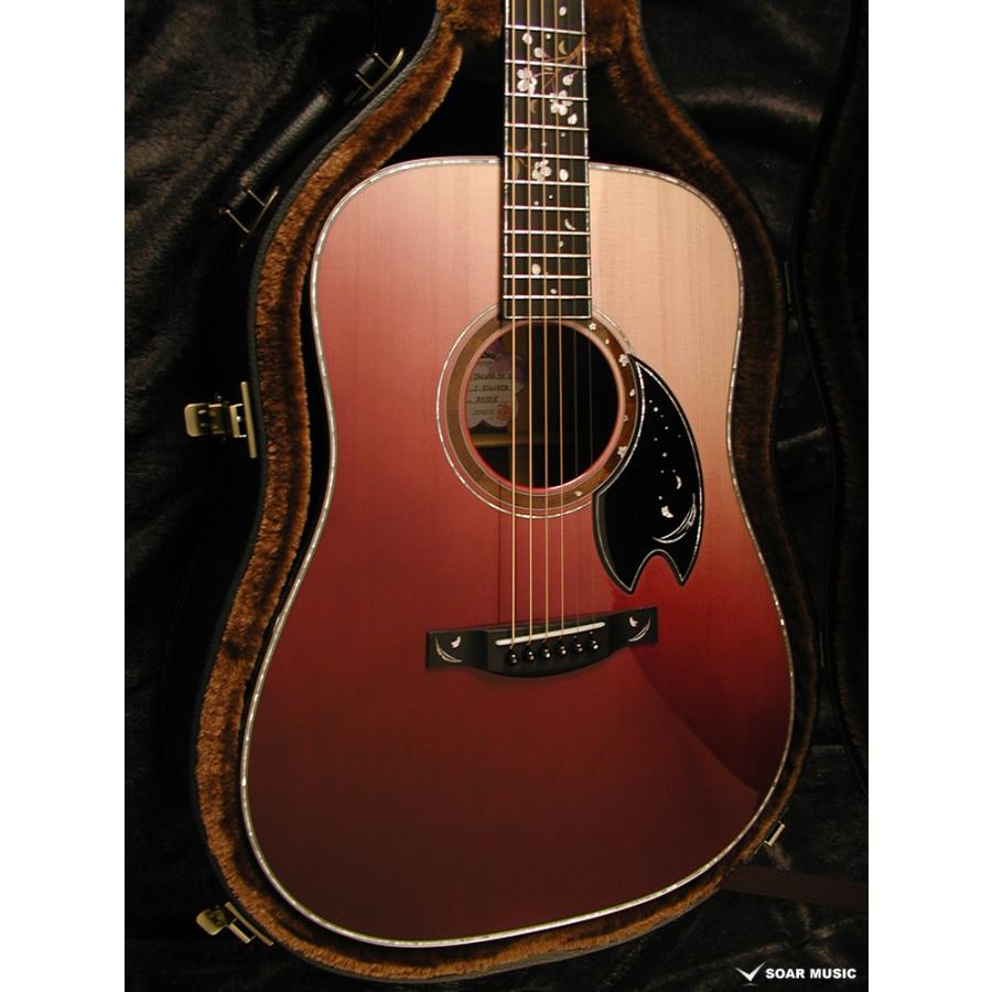 Headway ヘッドウェイ HD-SAKURA DX’24 SF,S-ESU/ATB 零れ夜桜-GR アコースティックギター 桜ギター 10周年記念 国産 ATB シリーズ ドレッドノート ...