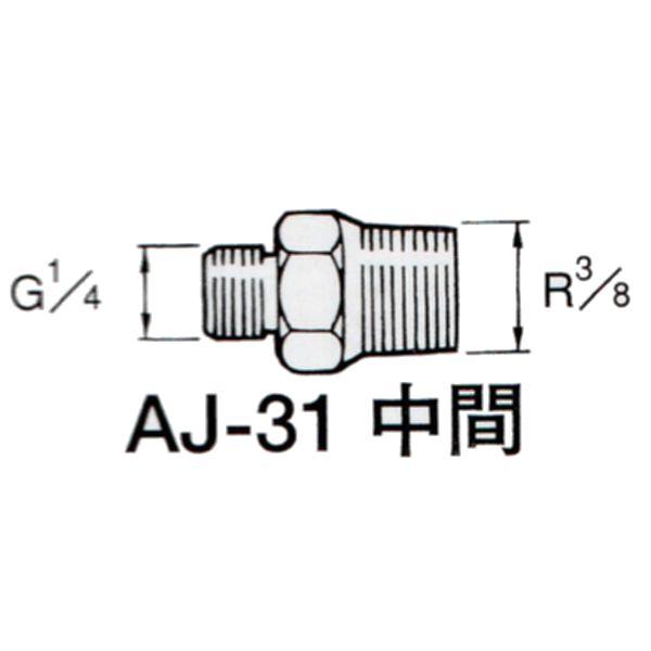 アネスト岩田 エアー用ジョイント AJ-31 中間 : SSペイント - 通販 - Yahoo!ショッピング