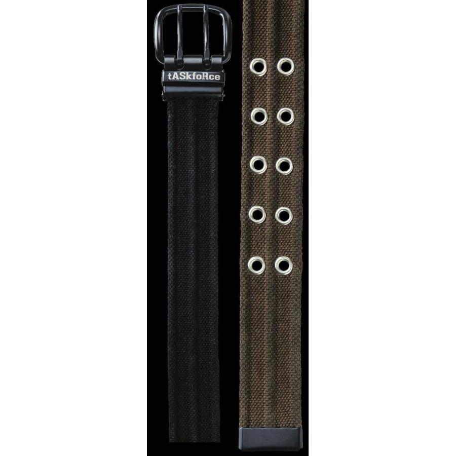 04008 tASkfoRce綿3つ畝Wピンブラック塗装ベルト (DAIRIKI・大川被服） 作業着・作業服 綿100％ : SSS ...