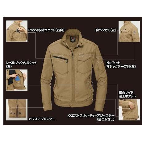 5101 長袖ジャケット BURTLE バートル 春夏作業服 作業着 ワーク ユニフォーム M L LL 3L 4L 綿100％ 日本製 : SSS-UNIFORM - 通販 - Yahoo ...