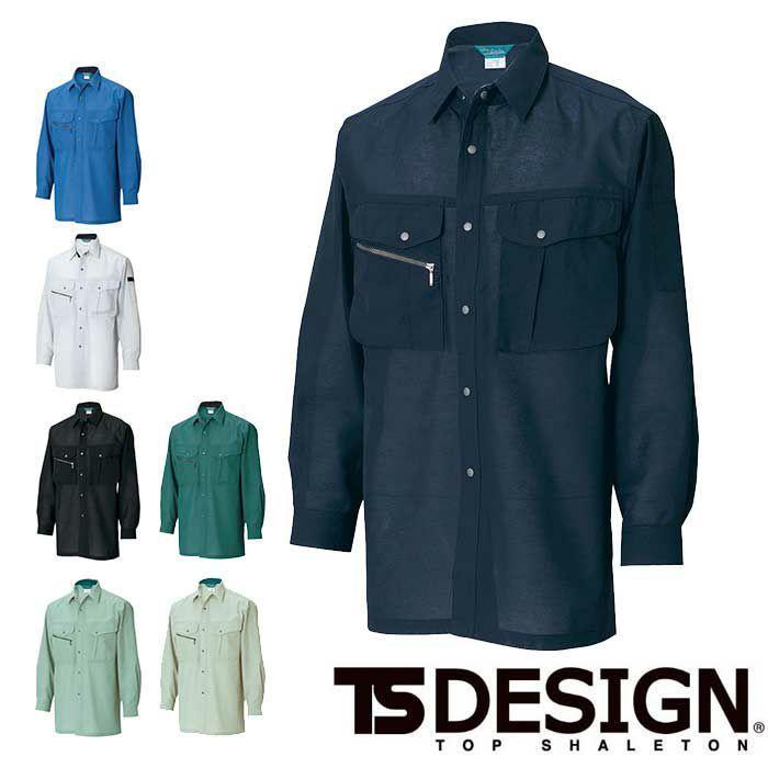 7105 長袖シャツ ts デザイン 藤和 TS DESIGN トップシャレトン 春夏作業服 作業着 S M L LL 3L 4L 5L 6L ポ : SSS-UNIFORM - 通販 ...