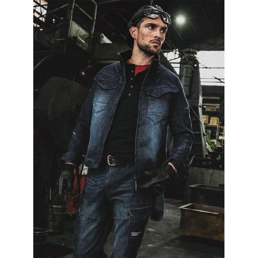 USD1502 エクストリームストレッチマックスデニムカーゴ 作業着 イーブンリバー EVENRIVER ストレッチ パンツ メンズ S〜5L 綿8 : SSS-UNIFORM - 通販 ...