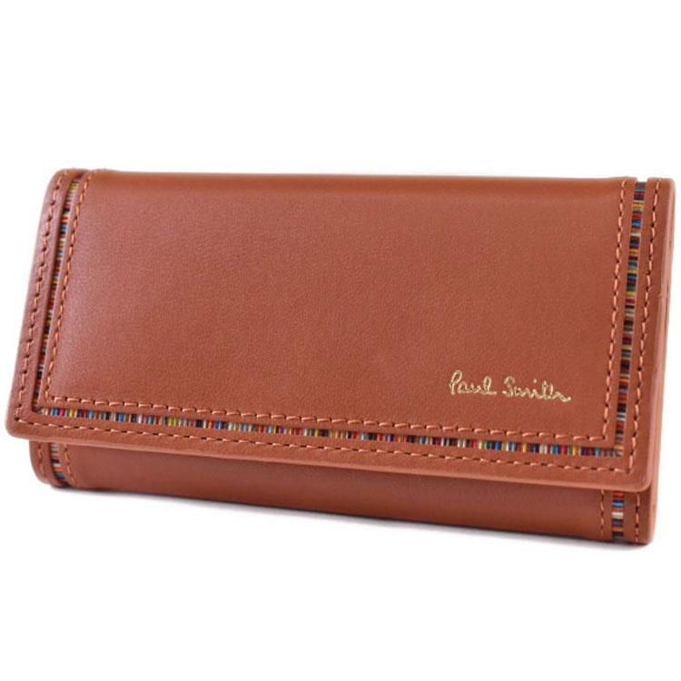 Paul Smith キーケース メンズ ポールスミス 4連 ブランド ストライプ インセットディテール 専用箱付 レンガ オレンジ 男性 紳士 本革 BPS271 : Selectshop ...