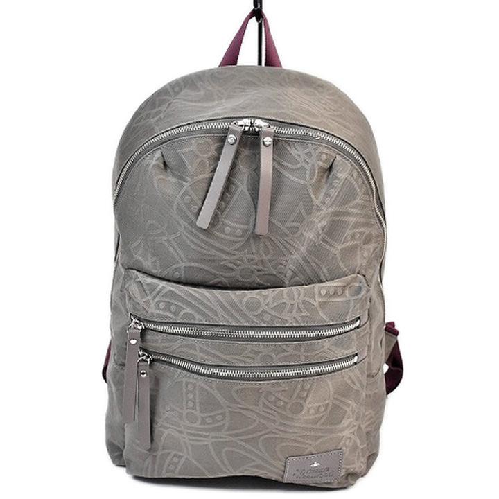 Vivienne Westwood ヴィヴィアン ウエストウッド リュック リュックサック バッグ メンズ ブランド エンボス グレー VWB863 : Selectshop season ...