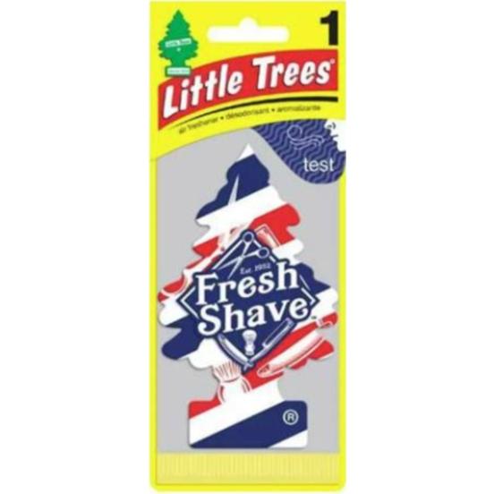 Little Trees リトルツリー エアフレッシュナー 釣り下げ式 芳香剤 Fresh Shave フレッシュ・シェイブ USDM 6枚 ...