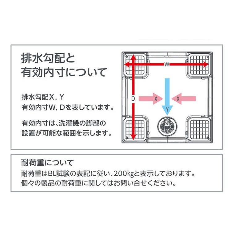 テクノテック TECHNOTECH 洗濯機用 かさ上げ防水パン イージーパン 750mm幅 TPD750-CW2 (旧品番:TPD750-NW) : tpd750-nw : アサヒ衛陶公式 ...