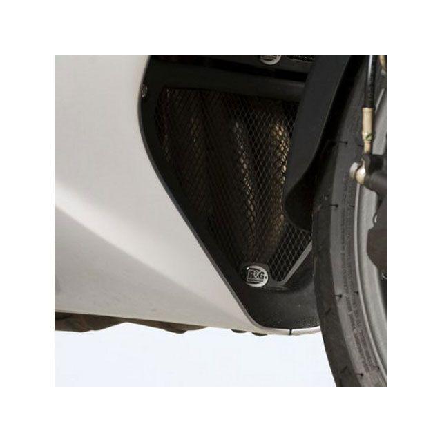 R＆G R&G Trophy1200 ラジエター関連パーツ ダウンパイプグリルガード ブラック アールアンドジー バイク : パークアップ ...