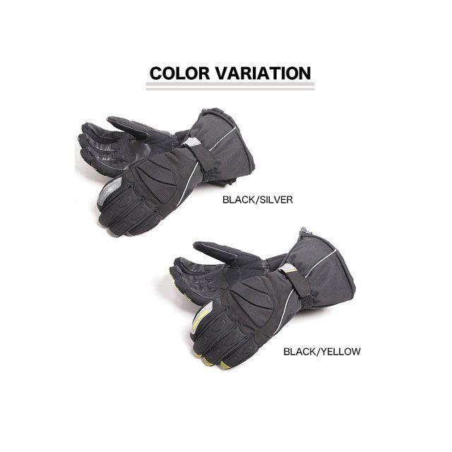 DEGNER レザーグローブ 【特価品】2021-2022秋冬モデル WG-43 ガントレットテキスタイルグローブ（ブラック/シルバー） サイズ S… : パークアップバイクYahoo!店 ...