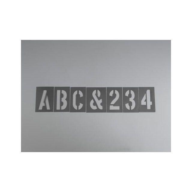 ESCO 作業場工具 約101mm/46枚組 ステンシルプレート（プラスチック） エスコ バイク 車 自動車 自転車 : パークアップバイク ...