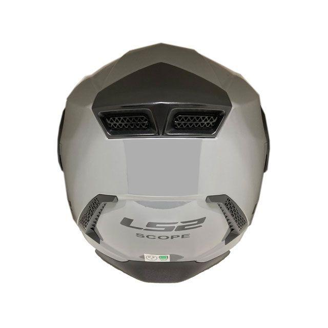 LS2 HELMETS システムヘルメット（フリップアップ） SCOPE（ナルドグレー） サイズ L エルエスツーヘルメット バイク ...