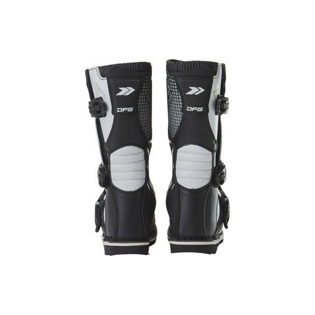 DFG オフロードブーツ フレックスブーツ ユース（ブラック/ホワイト） サイズ 22.0cm ディーエフジー バイク : パークアップバイクYahoo!店 - 通販 - Yahoo!ショッピング