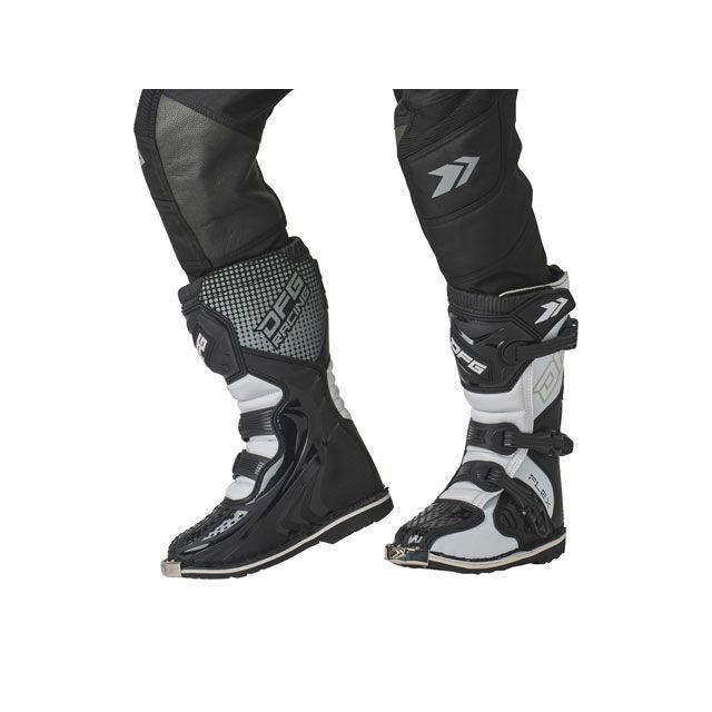 DFG オフロードブーツ フレックスブーツ ユース（ブラック/ホワイト） サイズ 23.5cm ディーエフジー バイク : パークアップバイクYahoo!店 - 通販 - Yahoo!ショッピング