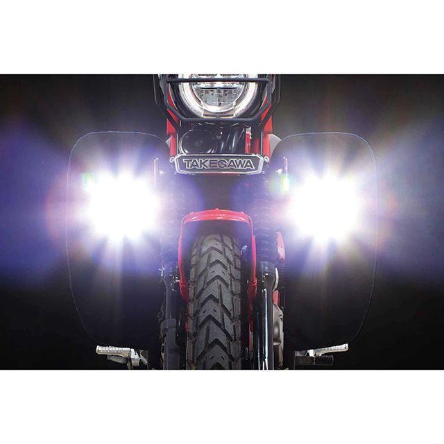 スペシャルパーツ武川 SP TAKEGAWA CT125 ヘッドライト・バルブ LEDフォグランプキット（カットライン/10W）2個入 SP ...