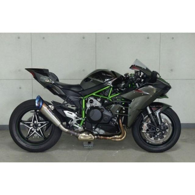 TRICK STAR TRICKSTAR Ninja H2 マフラー本体 レーシングスリップオン トリックスター バイク : パークアップ ...