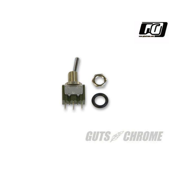 正規品／GUTS CHROME ハンドル周辺パーツ ON-ON 防水トグルスイッチ ガッツクローム バイク :342904-1367767 ...