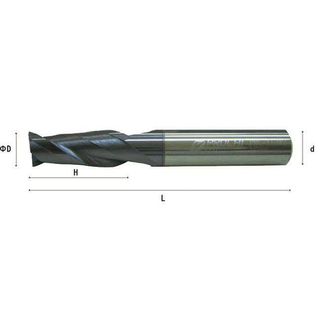PROCHI 切削工具 PRC-T015M2 2枚刃超硬スクエアEM 1.5MM プロチ : パークアップバイクYahoo!店 - 通販 ...