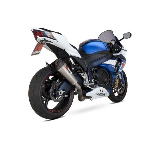SCORPION 正規品／SCORPION GSXR 1000 マフラー本体 Serket（Taper）テーパースリップオン ステンレス ...