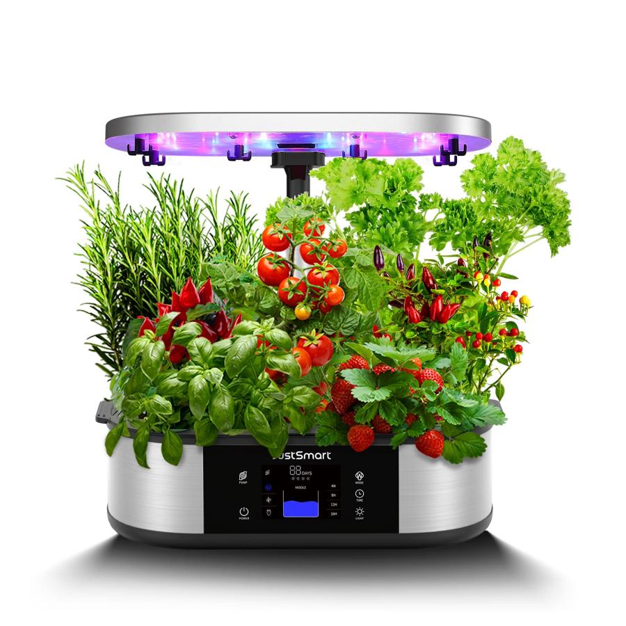 JustSmart 水耕栽培キット 室内 水耕栽培 おしゃれ 家庭菜園 育苗キット LEDライ : スターワークス社 - 通販 - Yahoo!ショッピング