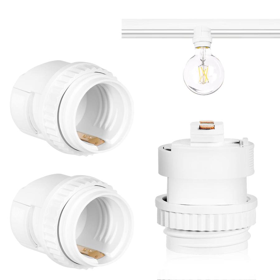 Pispoer ライティングレールソケット、E26電球ソケット、E26口金 ダクトレール用 : スターワークス社 - 通販 - Yahoo!ショッピング