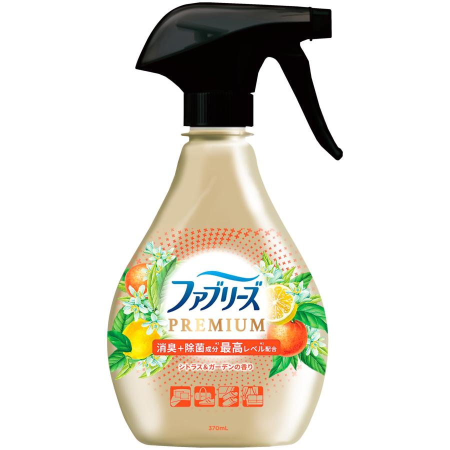 ファブリーズ 消臭スプレー 布用 PREMIUM シトラス＆ガーデン 本体 370mL : スターワークス社 - 通販 - Yahoo!ショッピング