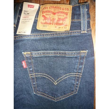 Levi's Levi’sリーバイス 04511-2404 511 SLIM FIT JEANS SEQUOIA スリムフィット ストレッチ ...