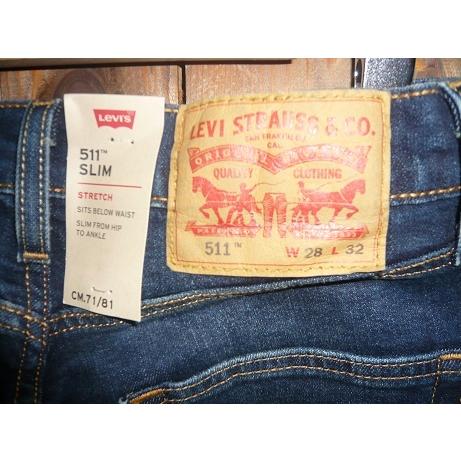 Levi's Levi’sリーバイス 04511-2404 511 SLIM FIT JEANS SEQUOIA スリムフィット ストレッチ ...