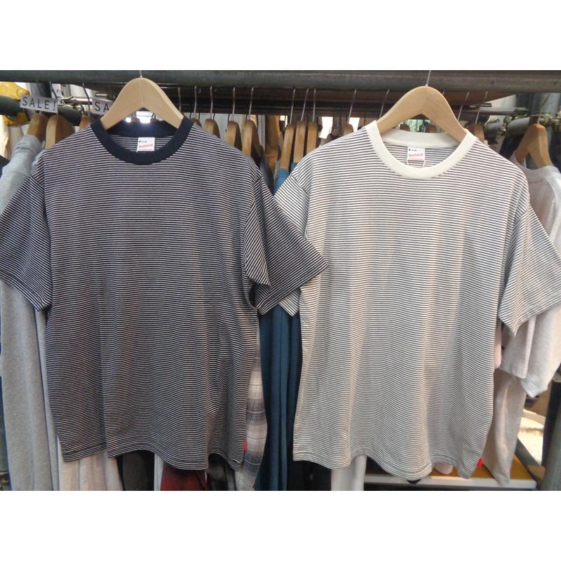 Healthknit 送料無料！！ ヘルスニットHealthknit ナローボーダー ファンクショナルファブリック クルーネック ショートスリーブ半袖Tシャツ 51013 : STADIUM ...