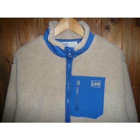 Lee Leeリー LT3108-116 BOA FLEECE ZIP JACKET ボア フリース ジップ ジャケット 異色異素材ポケット ...