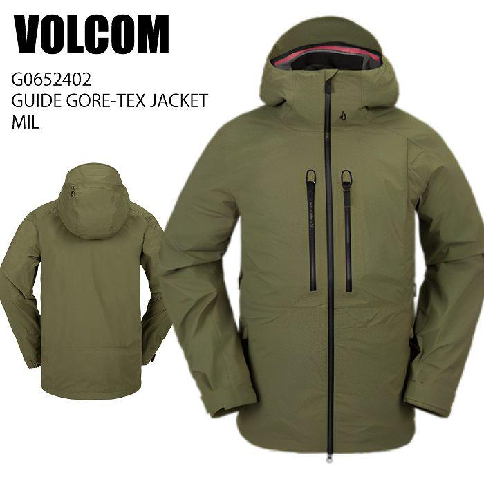 VOLCOM ボルコム G0652402 GUIDE GORE-TEX JACKET MIL 23-24 ボードウェア メンズ ジャケット ...