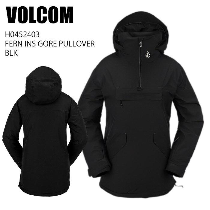 VOLCOM ボルコム H0452403 FERN INS GORE PULLOVER BLK 23-24 ボードウェア レディース ...