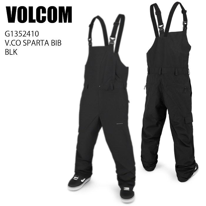 VOLCOM ボルコム G1352410 V.CO SPARTA BIB BLK 23-24 ボードウェア メンズ パンツ ビブ スノーボード ...